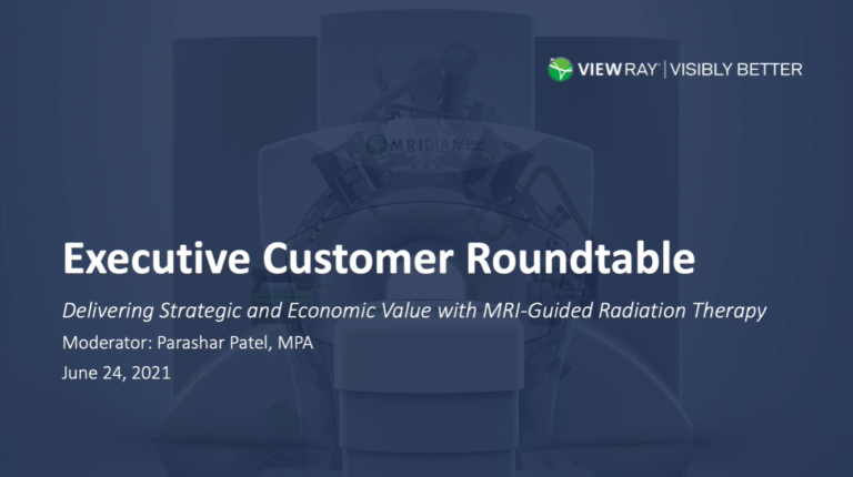 Delivering Strategic and Economic Value with MRI-Guided Radiation ...